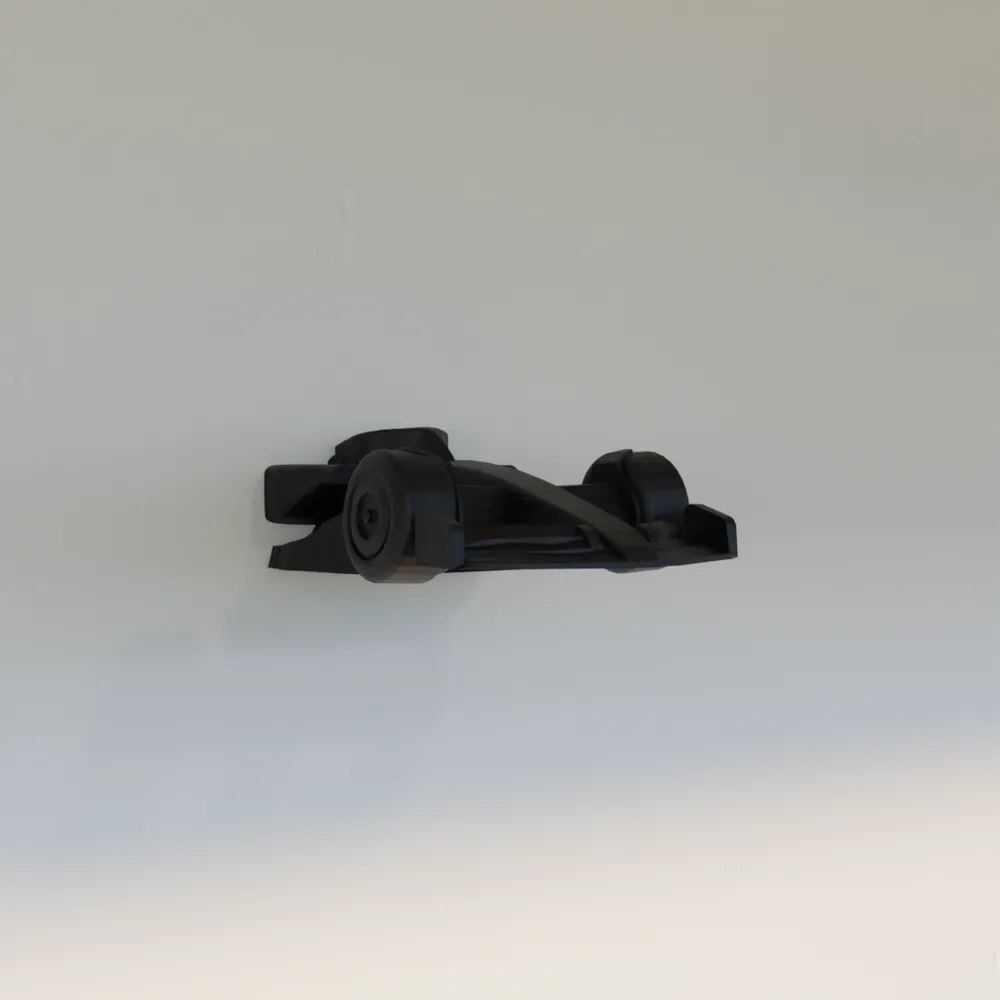 Formula 1 Alpine Wall Art - Front View - Free 3D Print Model - MakerWorld