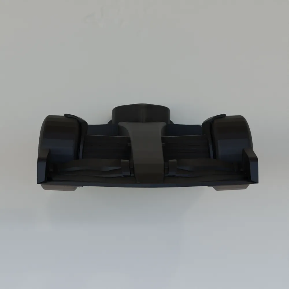 Formula 1 Alpine Wall Art - Front View - Free 3D Print Model - MakerWorld