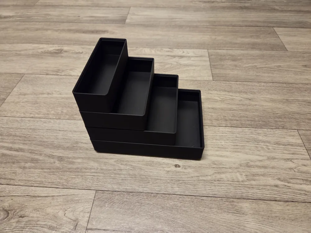 Gridfinity full and half hight stackable - Free 3D Print Model - MakerWorld