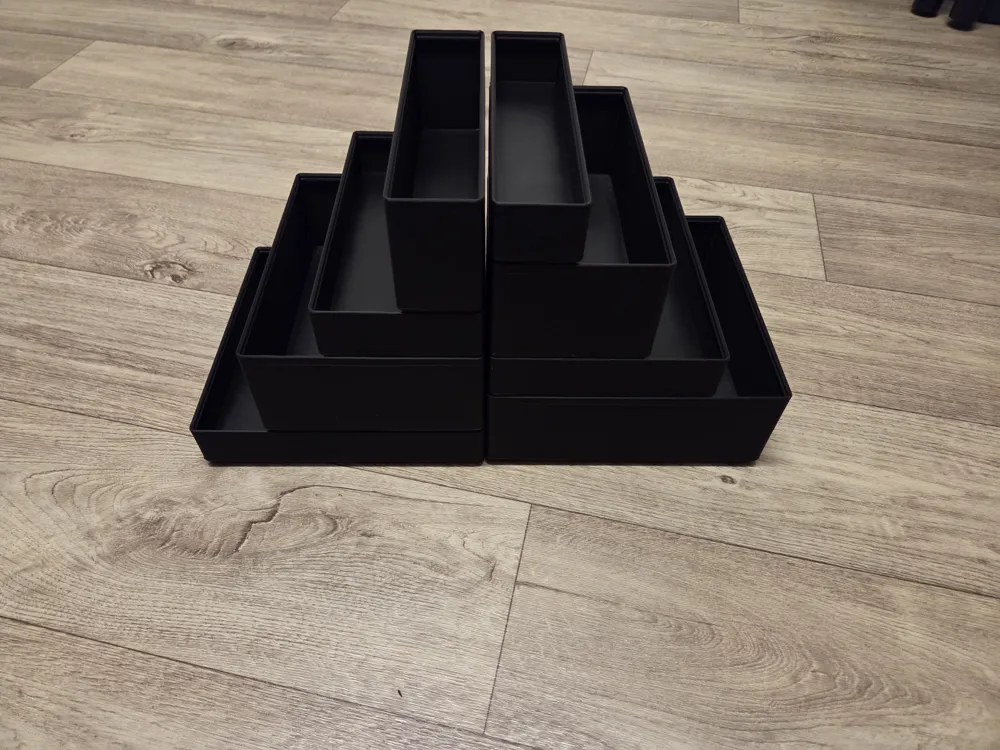 Gridfinity full and half hight stackable by Trycer MakerWorld: Download Free 3D Models