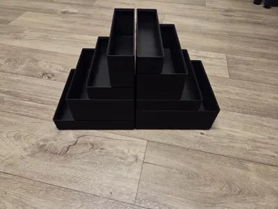 Gridfinity full and half hight stackable by Trycer MakerWorld: Download ...