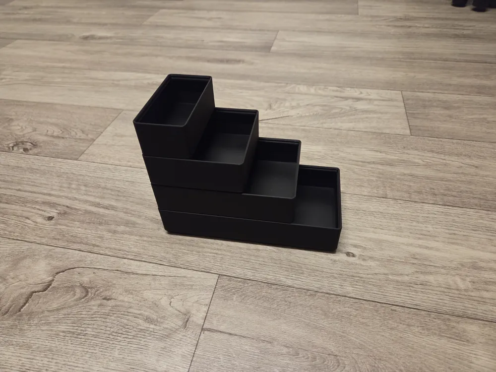 Gridfinity full and half height stackable - Free 3D Print Model ...