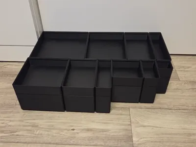 Gridfinity full and half hight stackable by Trycer MakerWorld: Download ...