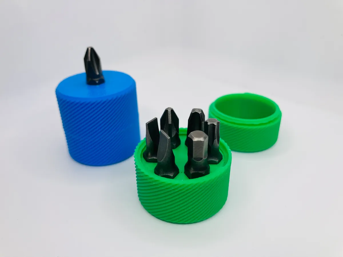 BitPod - Un cacciavite compatto che contiene 6 punte! - Modello di stampa 3D gratuito - MakerWorld