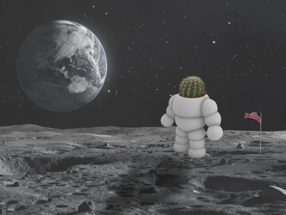 Astronaut planter - cosmic cactus by EngineerAtHeart - MakerWorld