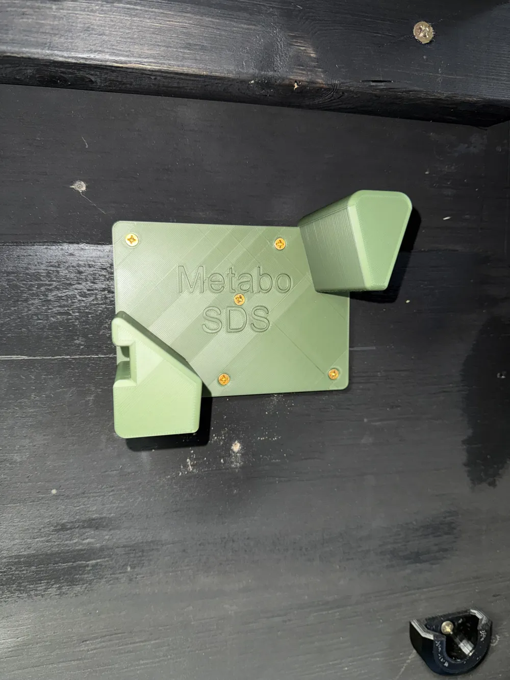 Metabo SDS Rotary Drill wall mount/shelf - Free 3D Print Model - MakerWorld