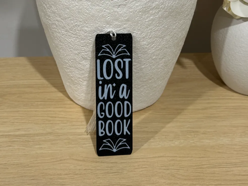 Lost In A Good Book Bookmark - Free 3D Print Model - MakerWorld