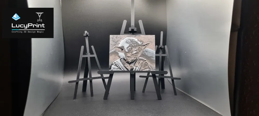 Star Wars Yoda - HueForge by LucyPrint - MakerWorld