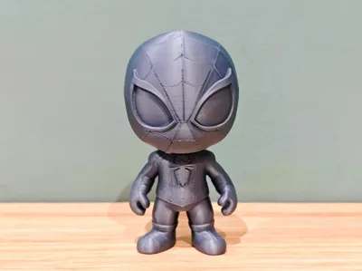 Spider Hero Chibi Figurine – Pop Style - Free 3D Print Model - MakerWorld