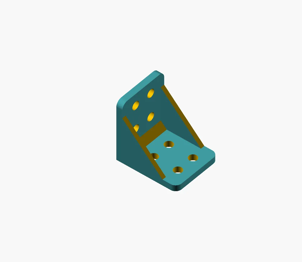 L Shaped Corner Angle Bracket - Free 3D Print Model - MakerWorld