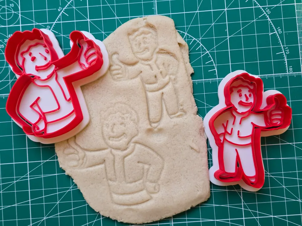 Fallout Boy Cookie Cutter Stamp - Free 3D Print Model - MakerWorld