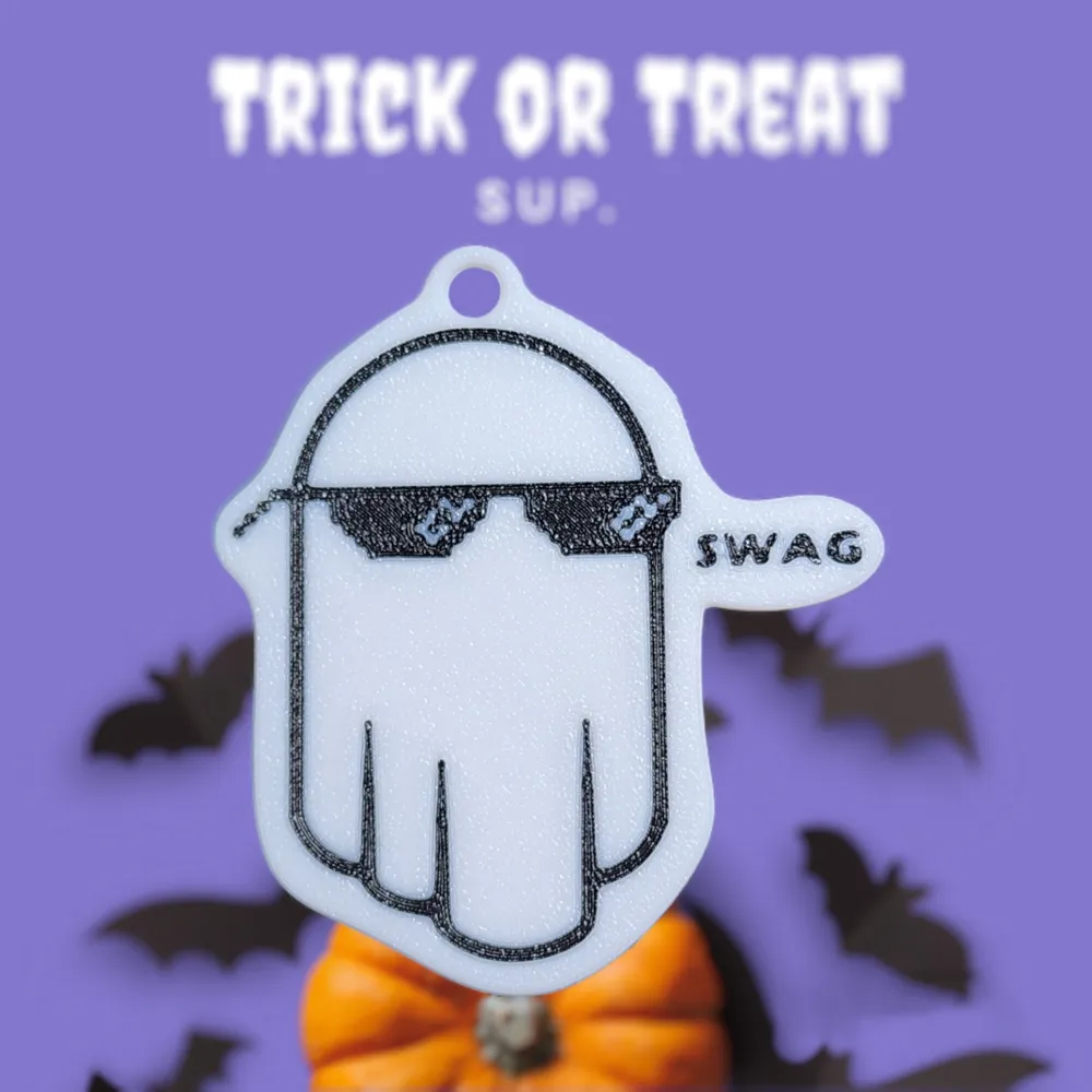 Swag Ghost Key chain by TKB-3D - MakerWorld