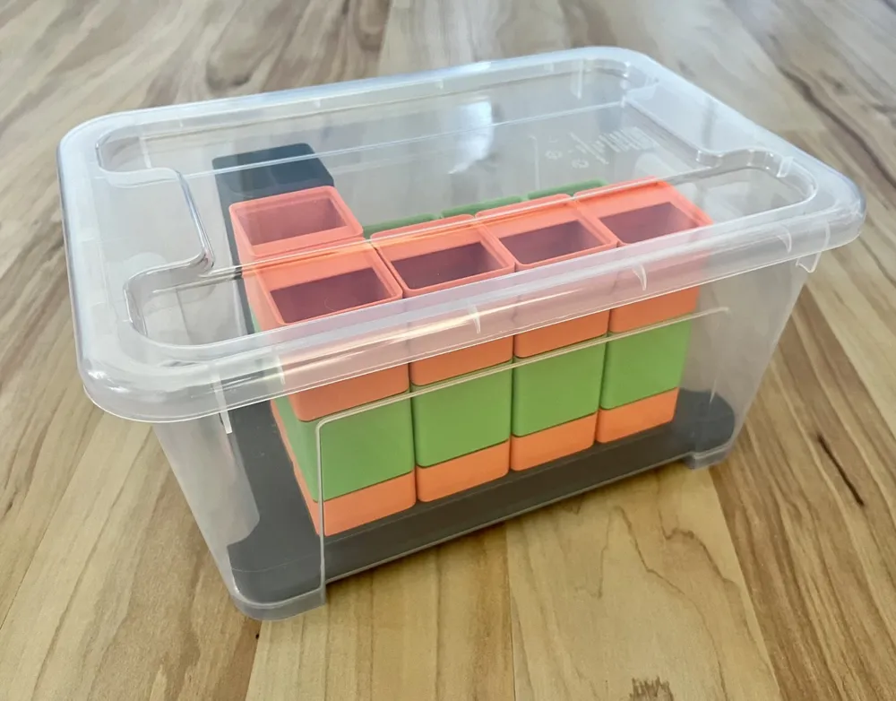 Gridfinity adapter for Ikea Samla box 5l Remixed by Akio-42 MakerWorld: Download Free 3D Models