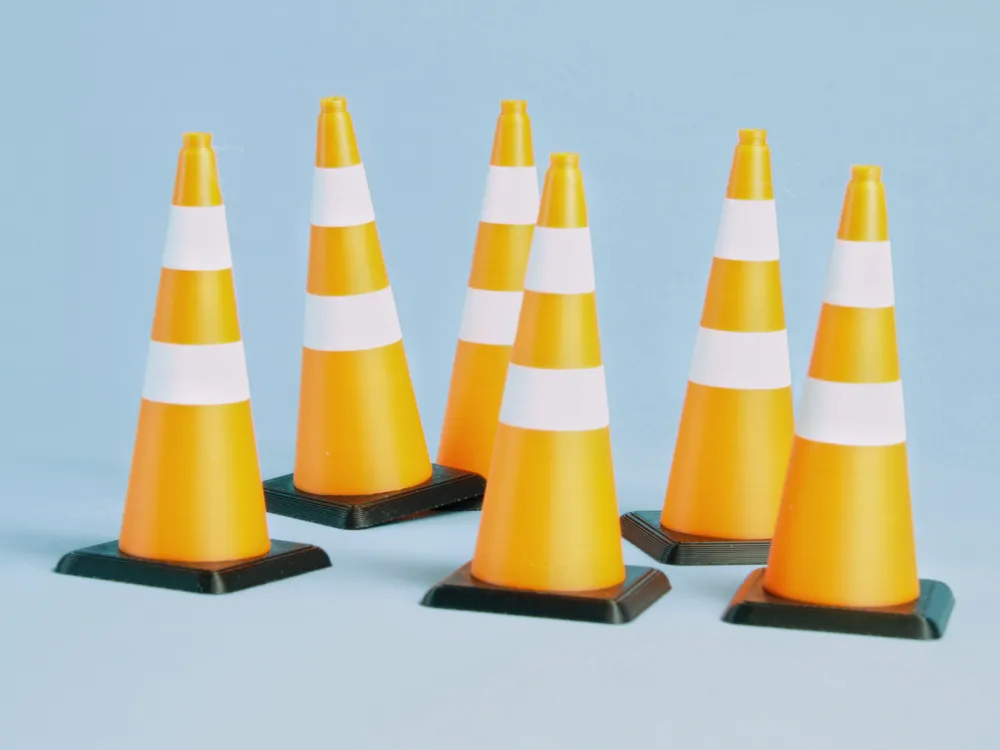 Scale Traffic Cones - Free 3D Print Model - MakerWorld