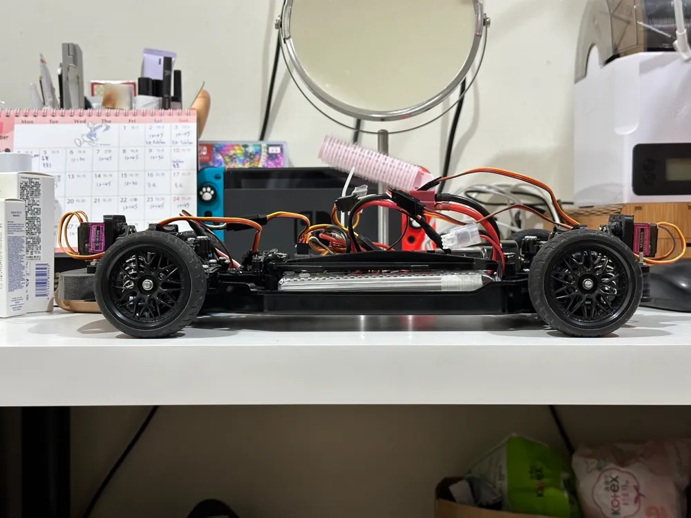 Tamiya TT02 Fake Air suspension - Free 3D Print Model - MakerWorld