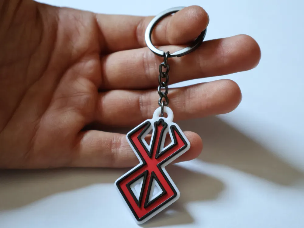 Berserk Keychain Logo Sign by Drak MakerWorld: Download Free 3D Models