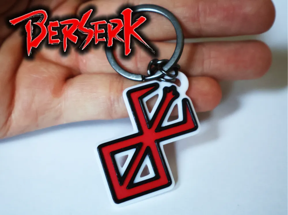 Berserk Keychain Logo Sign by Drak MakerWorld: Download Free 3D Models