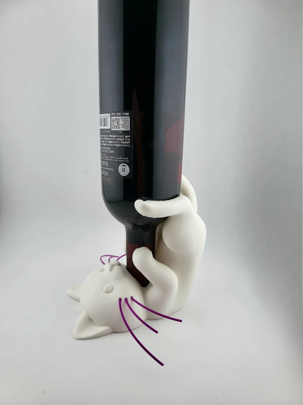 Portalápices de gato para botellas de vino, gatito de Pascua por Mad ...