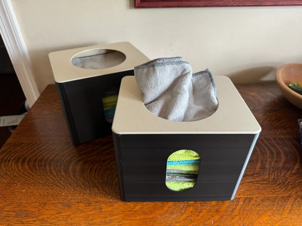 Microfiber Cloth Dispenser for 12" x 16" Towels - Free 3D Print Model ...