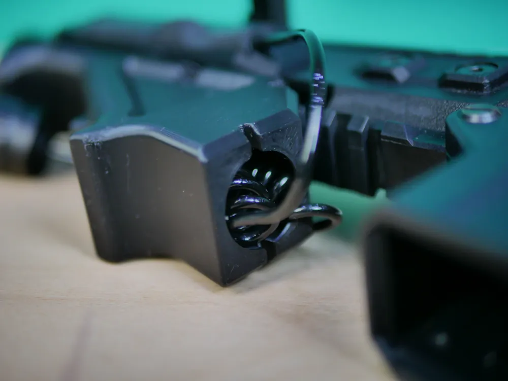 Angled foregrip with cable tidy hole - Free 3D Print Model - MakerWorld