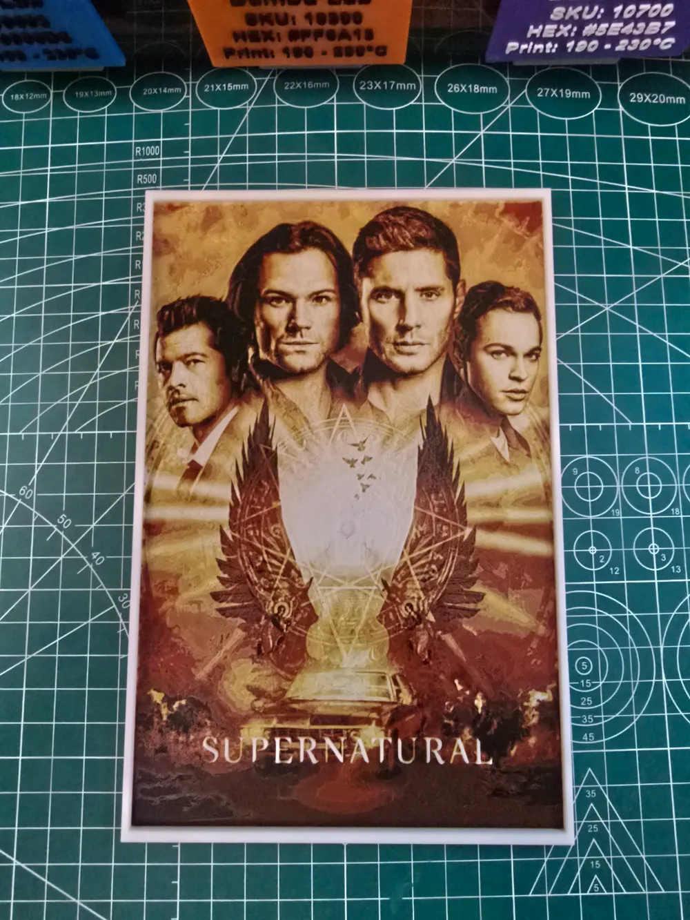 Supernatural Poster - Hueforge Art by Lumpy3D - MakerWorld