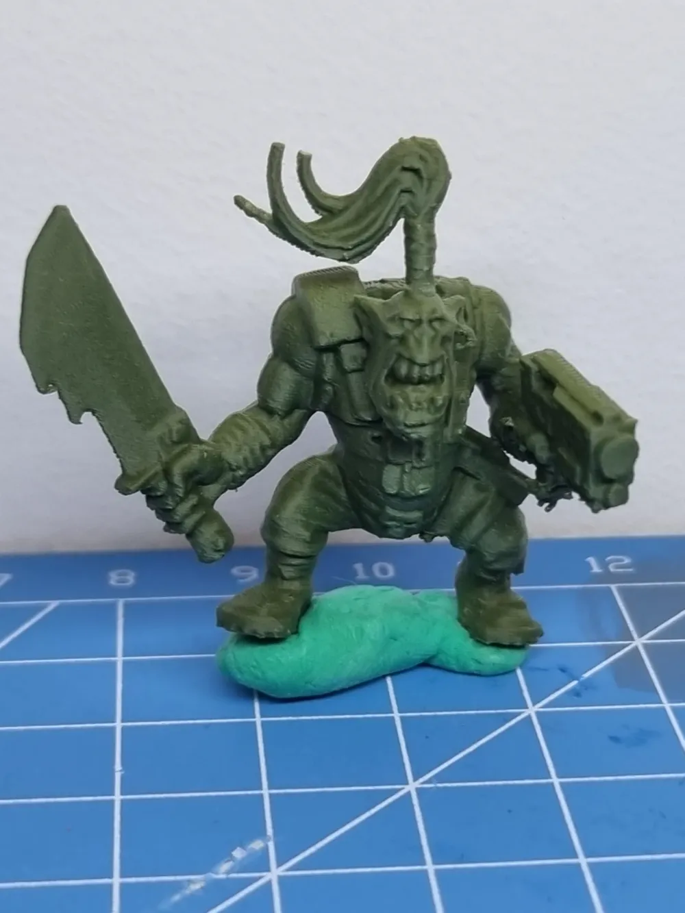 Ogre War Boys Squad: Four Miniature War Axe Warriors, 50K by Printar ...