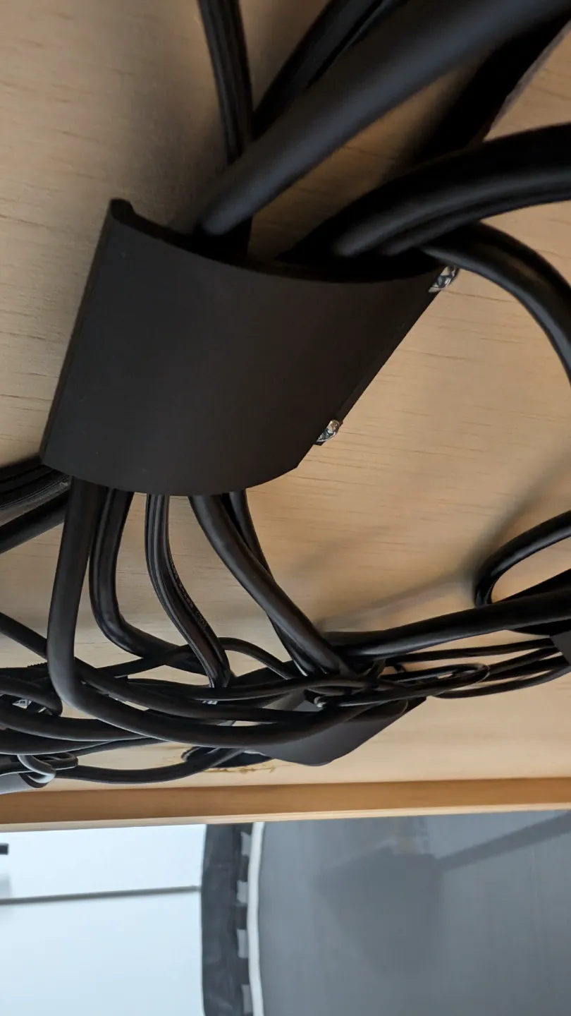 Basic Under Desk Cable Management Hook by Kevin MakerWorld: Download ...