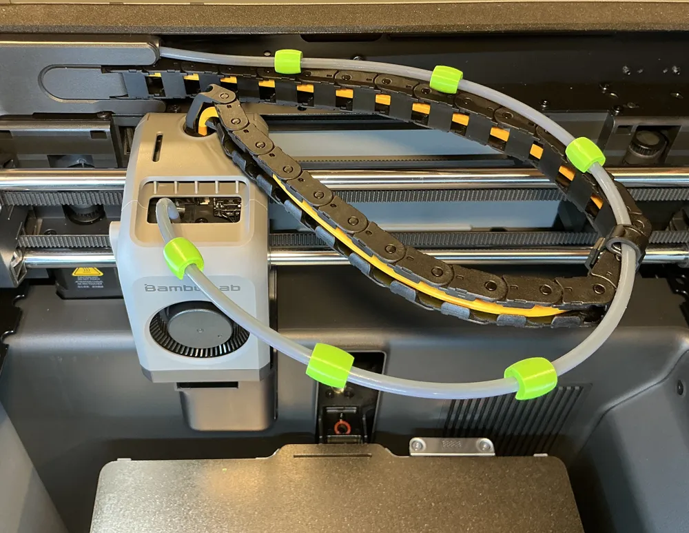 P2S P1S X1C PTFE tube protector, no riser needed! - Free 3D Print Model ...