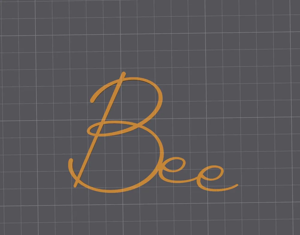 Bee Birthday Name Plaque Cake Topper by skypirate MakerWorld: Download ...