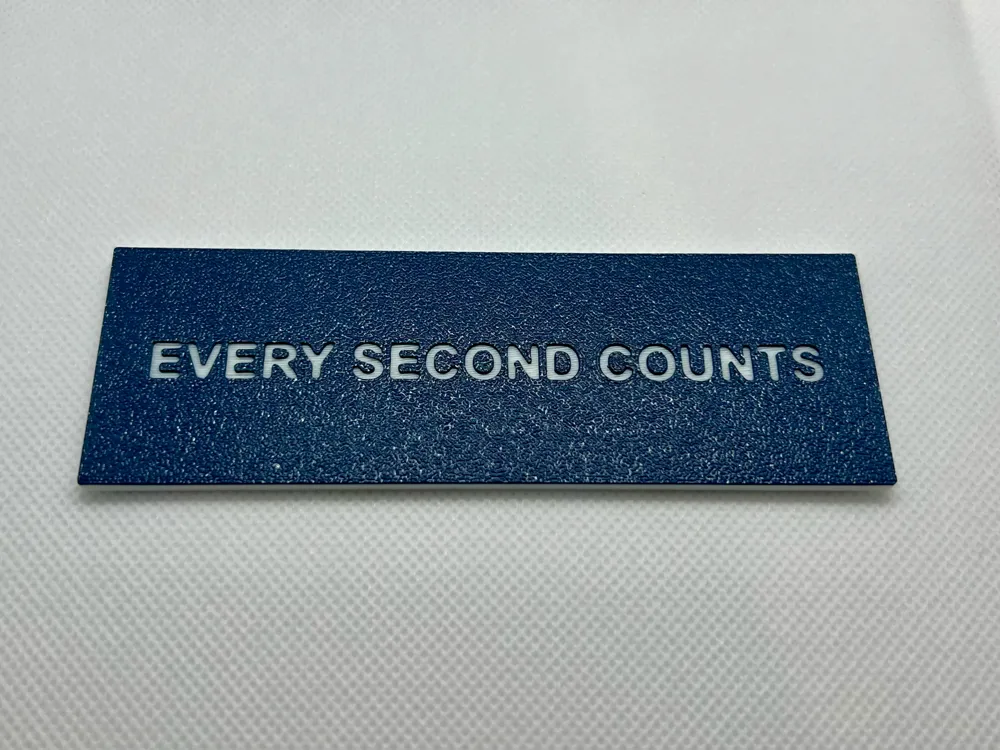 The Bear "EVERY SECOND COUNTS" Magnet Wall Sign by Meshi Studios MakerWorld: Download Free 3D Models