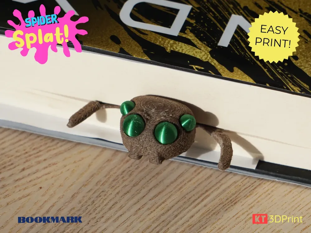 Spider Bookmark - Free 3D Print Model - MakerWorld