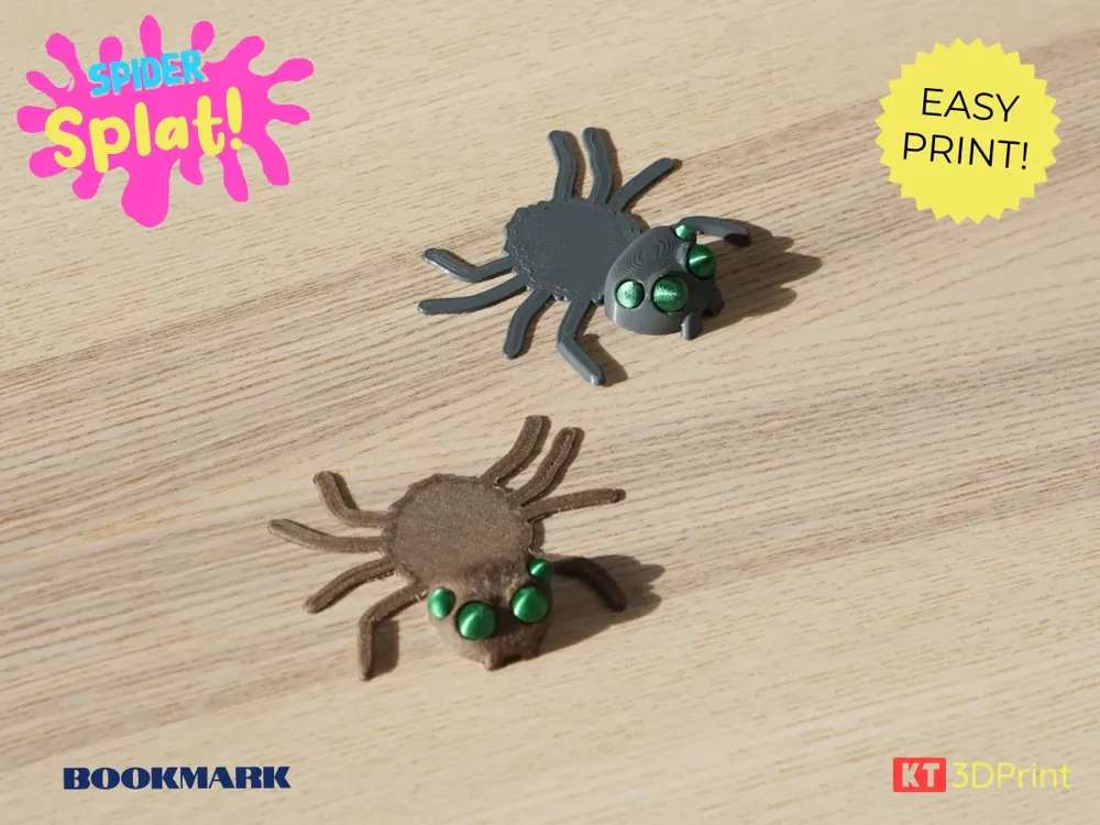 Spider Bookmark - Free 3D Print Model - MakerWorld