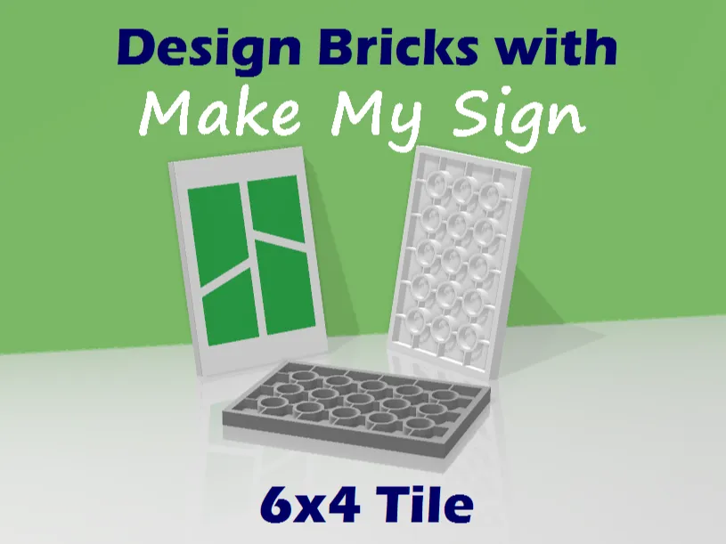 Tile 6x4 - Make own Bricks by BamBam Design - MakerWorld