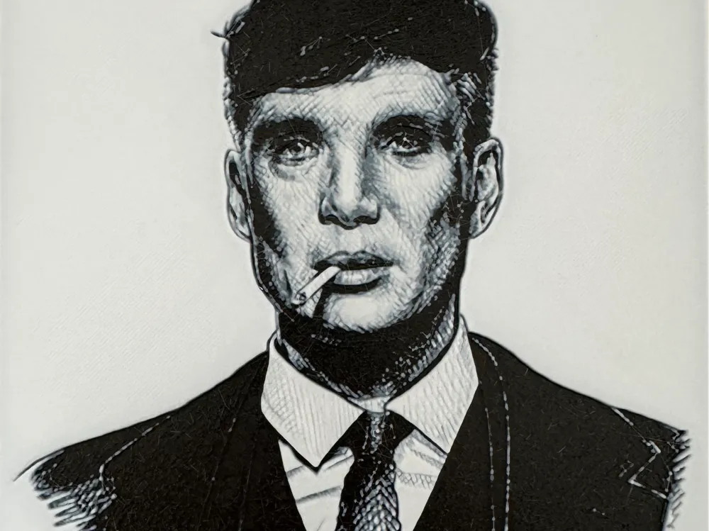 Thomas Shelby - Fan art Hueforge by cultik3d - MakerWorld