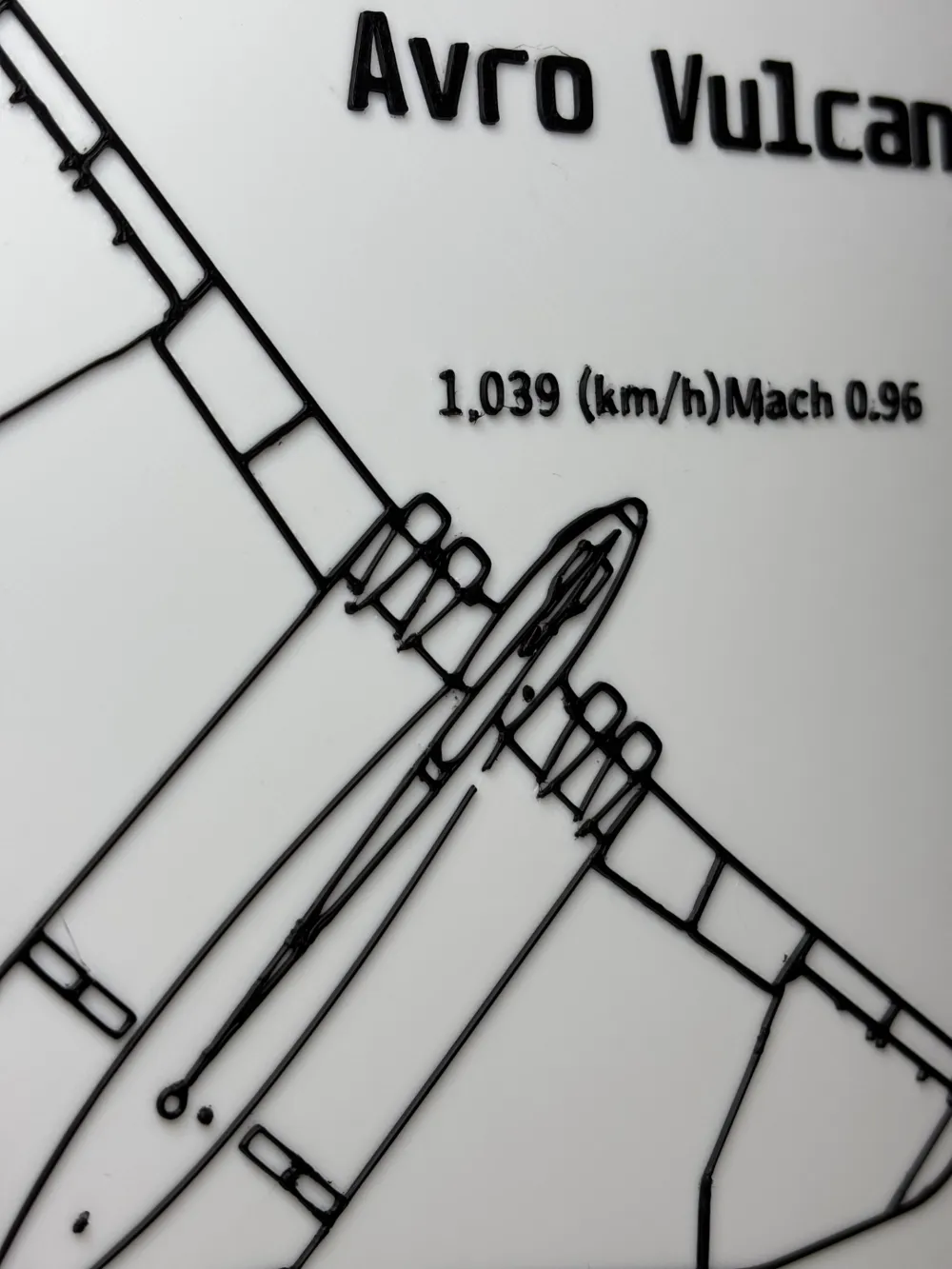 Avro Vulcan - Blueprint - Technical Drawing Remixed by PaperPlaneLab ...