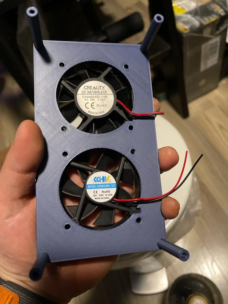 MKS Monster 8 V2 dual fan Bracket by aim6mac - MakerWorld