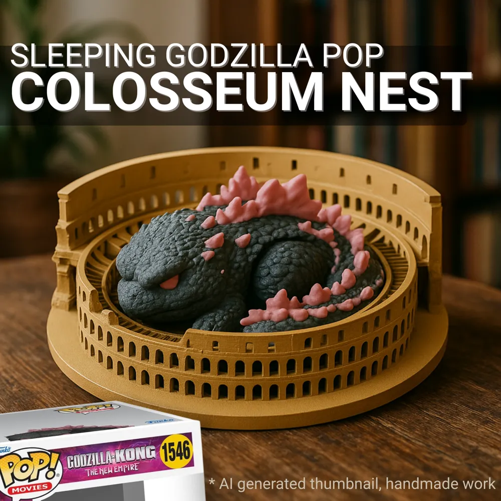 Colosseum Nest for Funko Pop Sleeping Godzilla by Rubiksensei ...