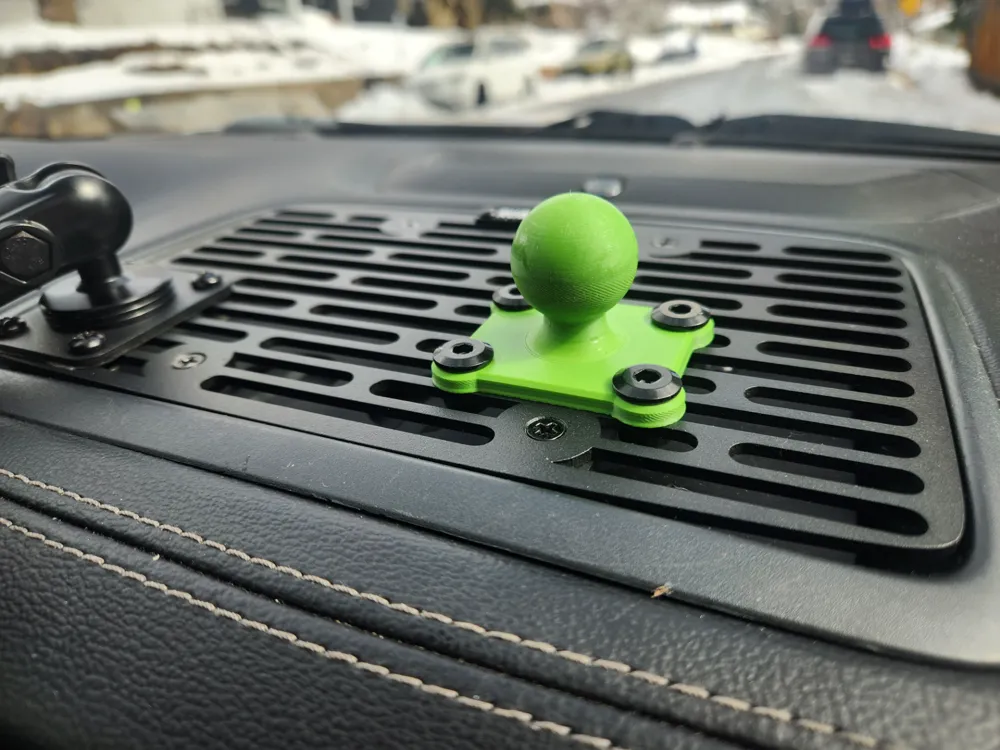 1" inch ball mount AMPS - internally reinforced by Imaginarydave ...