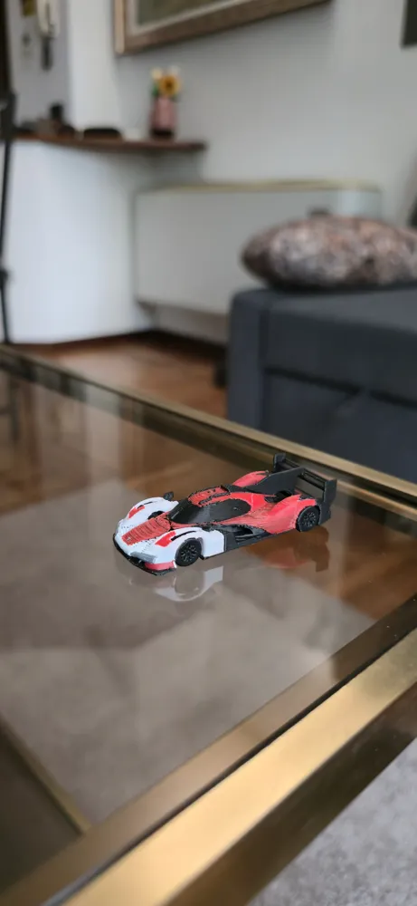 Porsche 963 LMDh Keychain (working wheels) - Free 3D Print Model ...