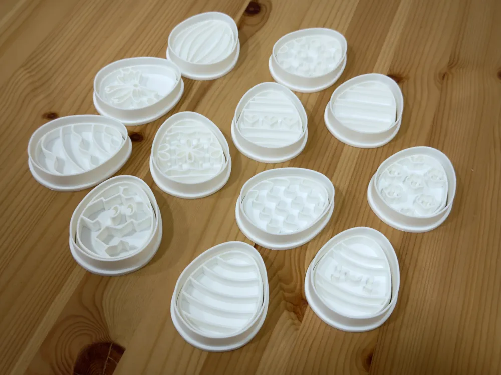 Easter egg cookie cutters by Sziszi - MakerWorld