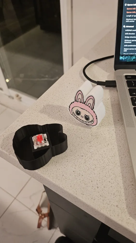Lafufu Keyboard Fidget clicker - Free 3D Print Model - MakerWorld
