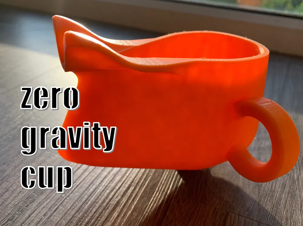 Zero Gravity Cup/NASA Cup/Capillary Cup by Mo2408 - MakerWorld