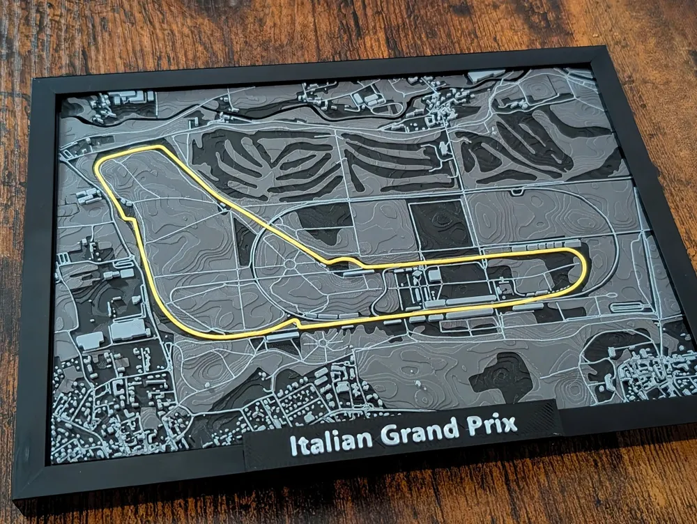 Monza Circuit 3D Miniature v2 by jarvizar MakerWorld: Download Free 3D ...