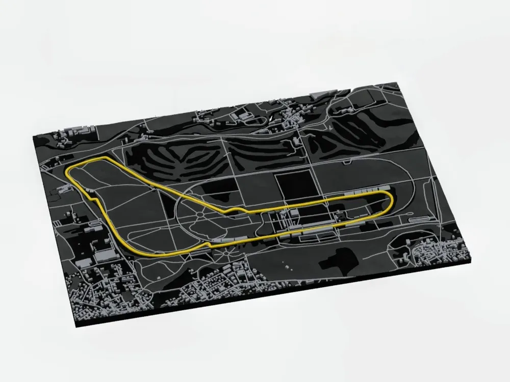 Monza Circuit 3D Miniature v2 by jarvizar MakerWorld: Download Free 3D ...