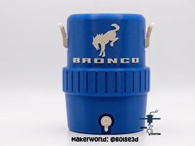 Ford Bronco – Igloo Cooler Koozie - Free 3D Print Model - MakerWorld