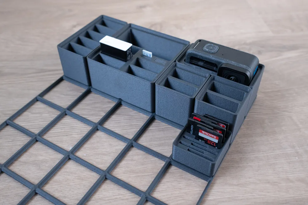 GoPro Battery Holder - Gridfinity by Tim - MakerWorld