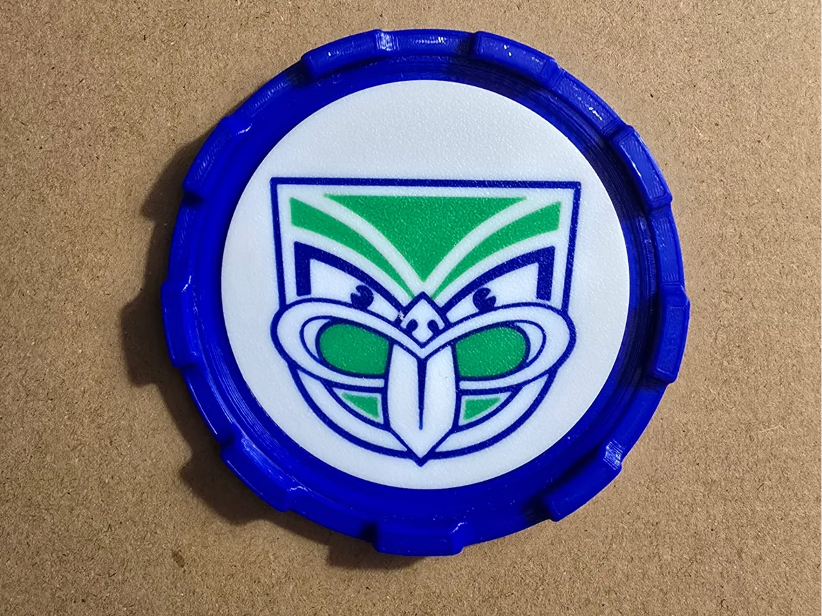 COASTER MASTER INSERT-NRL NEW ZEALAND WARRIORS V2 - Free 3D Print Model ...