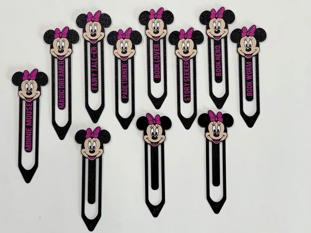 Minnie Mouse Bookmark by Jedi_Mickey MakerWorld: Download Free 3D Models
