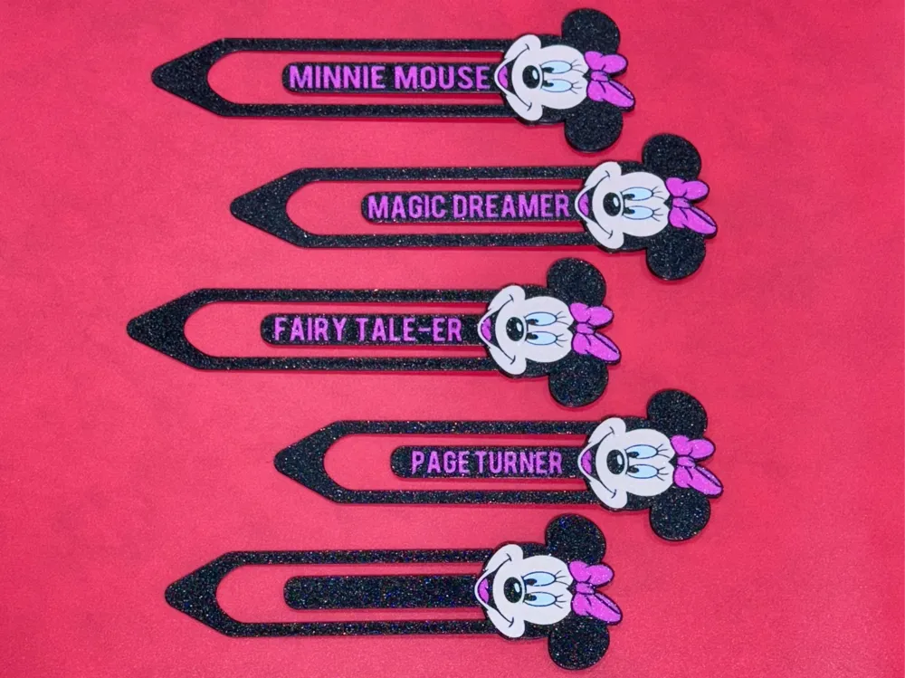 Minnie Mouse Bookmark by Jedi_Mickey MakerWorld: Download Free 3D Models