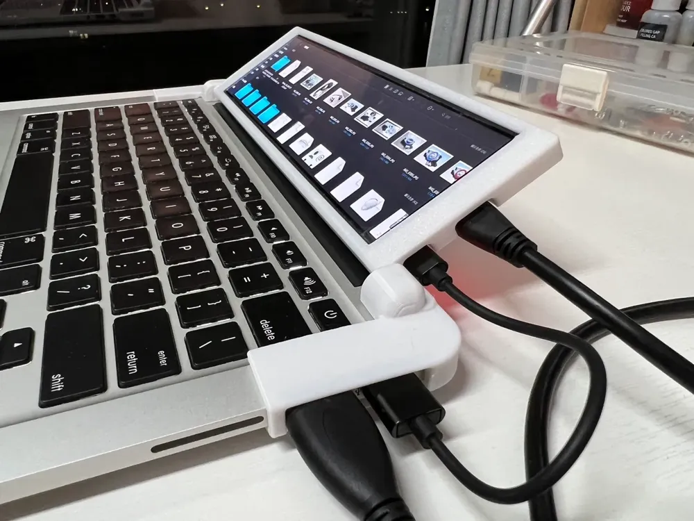 Macbook Portable Monitor stand - Free 3D Print Model - MakerWorld